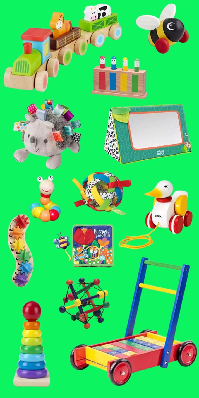 25 BEST baby development toys for 0-12 months